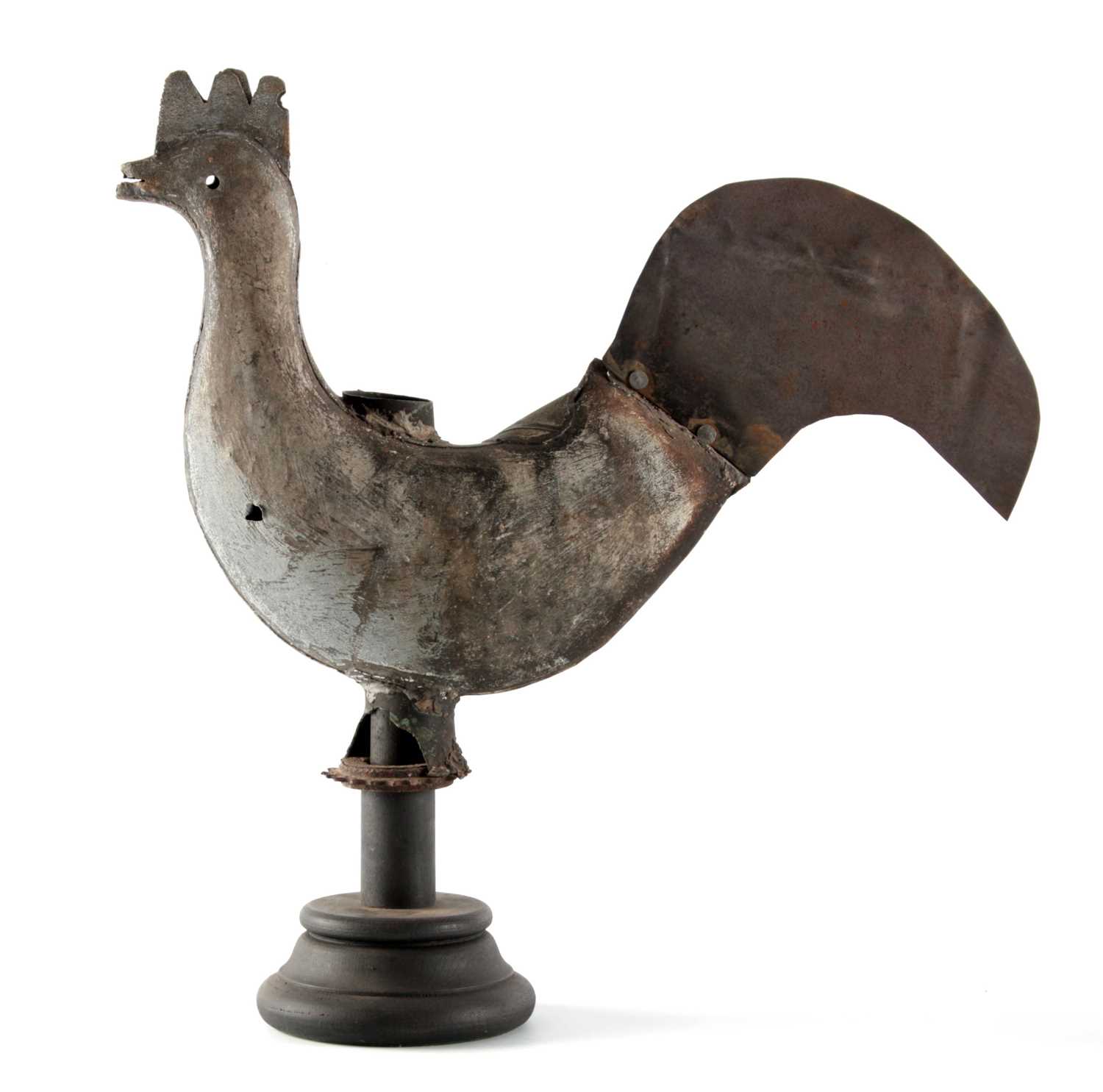 Lot 564 - A 19TH CENTURY FULL BODIED COCKEREL METAL
