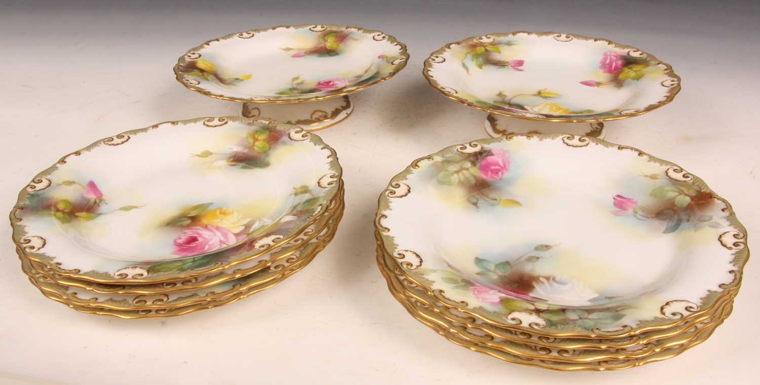 Lot 47 - M BLAKE/J LANDER A Royal Worcester ten piece