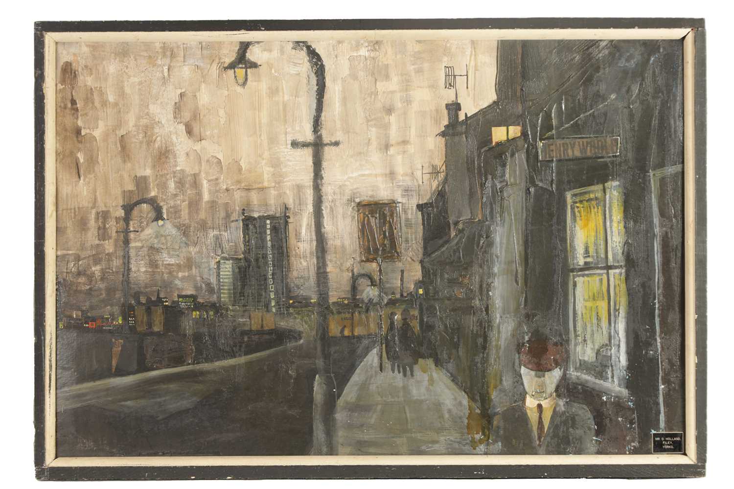 Lot 636 - D HOLLAND MODERNISTIC SCHOOL - HEAVY IMPASTO