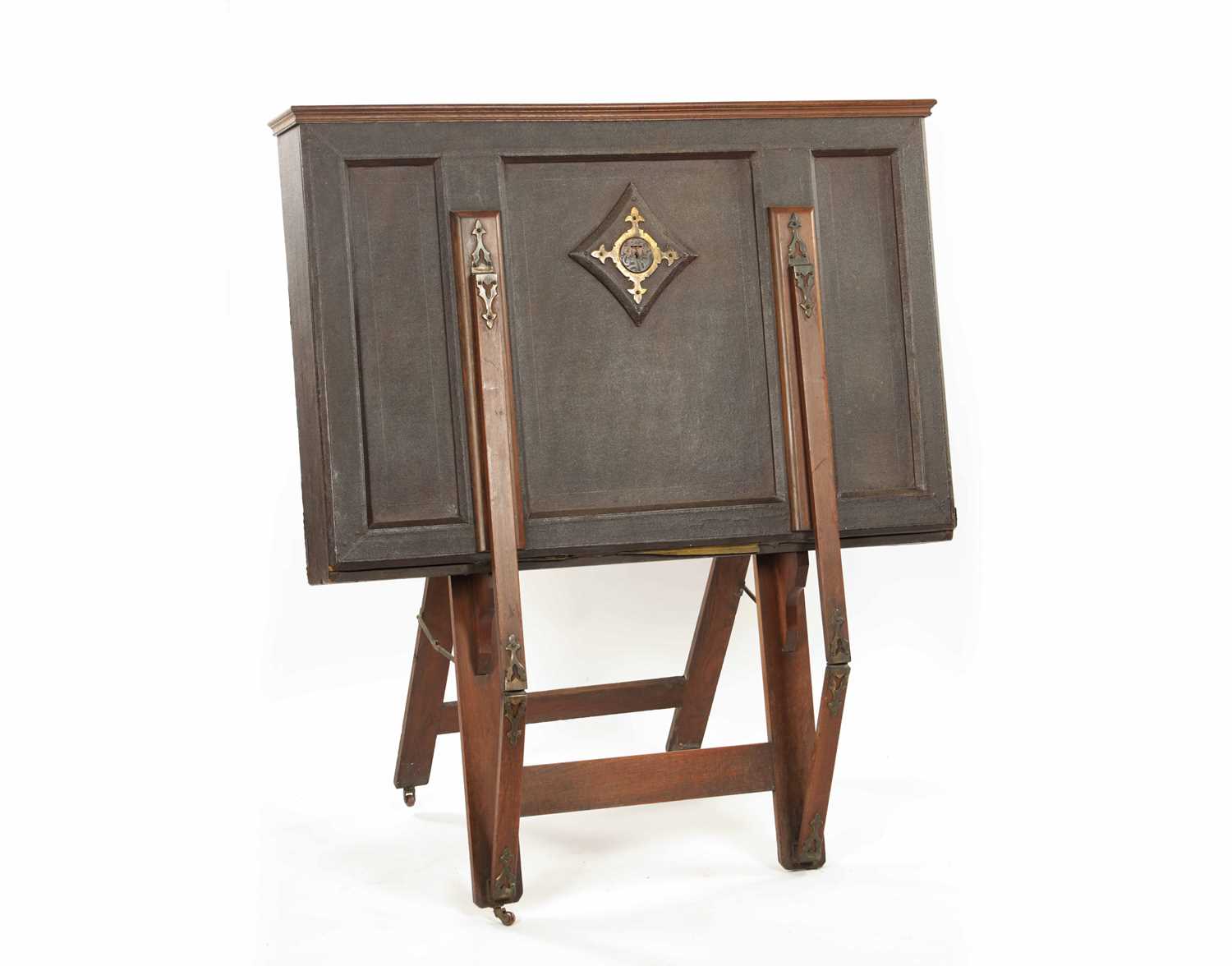 Lot 1215 - A LATE 19TH-CENTURY PUGINESQUE OAK AND