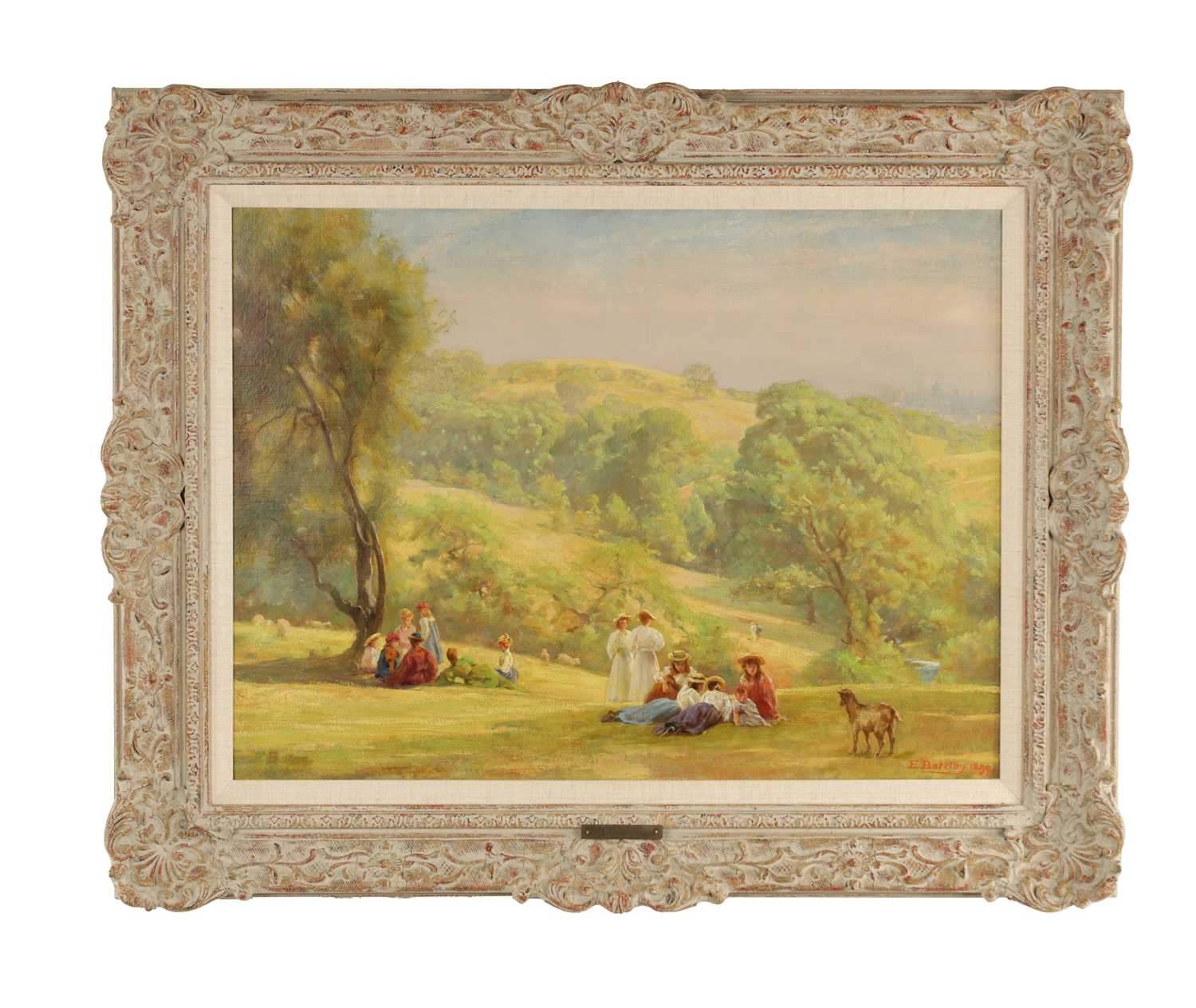 Lot 1202 - EDGAR BARCLAY (1868 - 1913). A LATE 19TH