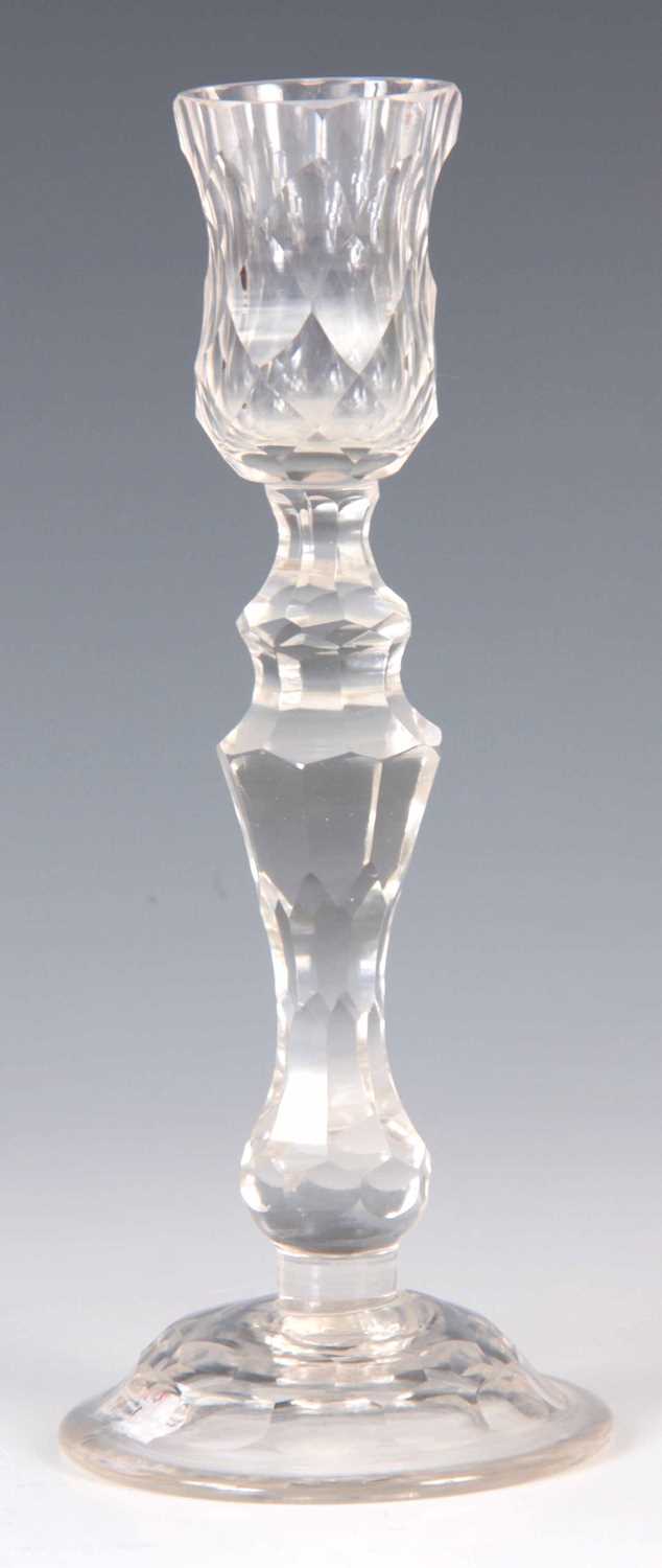 Lot 3 - AN 18TH/EARLY 19TH CENTURY CIRCULAR BASE FACET